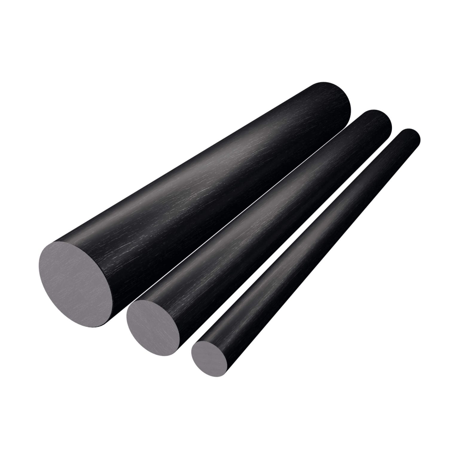Carbon fiber round bars - Techvitas